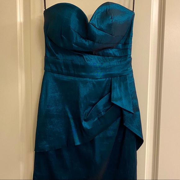 Dresses | Turquoise Strapless Dress Xs | Poshmark
